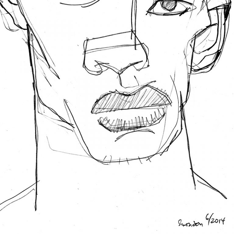 Expressionist Face 2 – The Art of Douglas Simonson